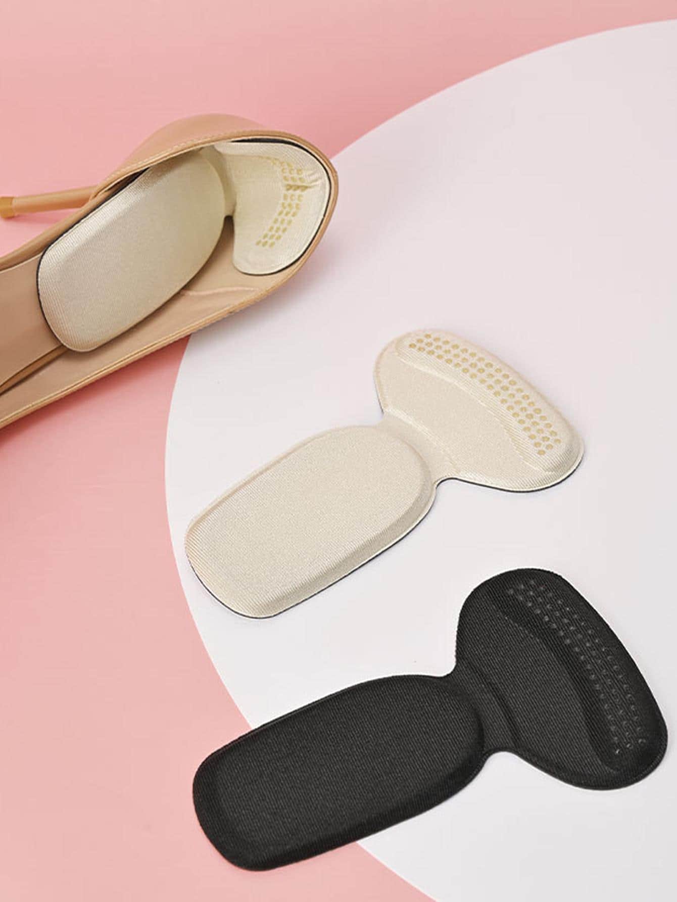 New Arrival T-strap Sticky Heel Pads With Polka Dot Design For High ...