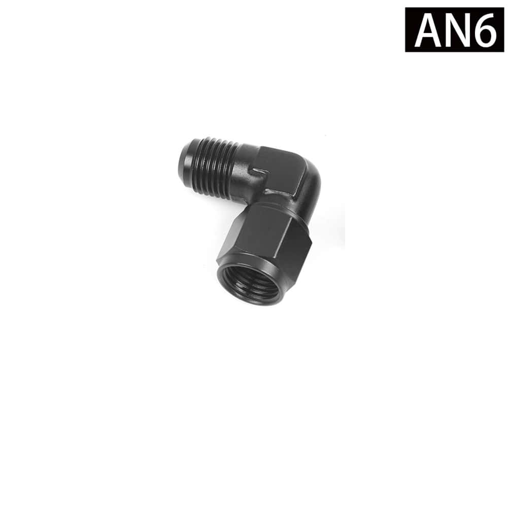 Aluminum Alloy 90 Degree Fitting Female Male Union Connector Conversion ...