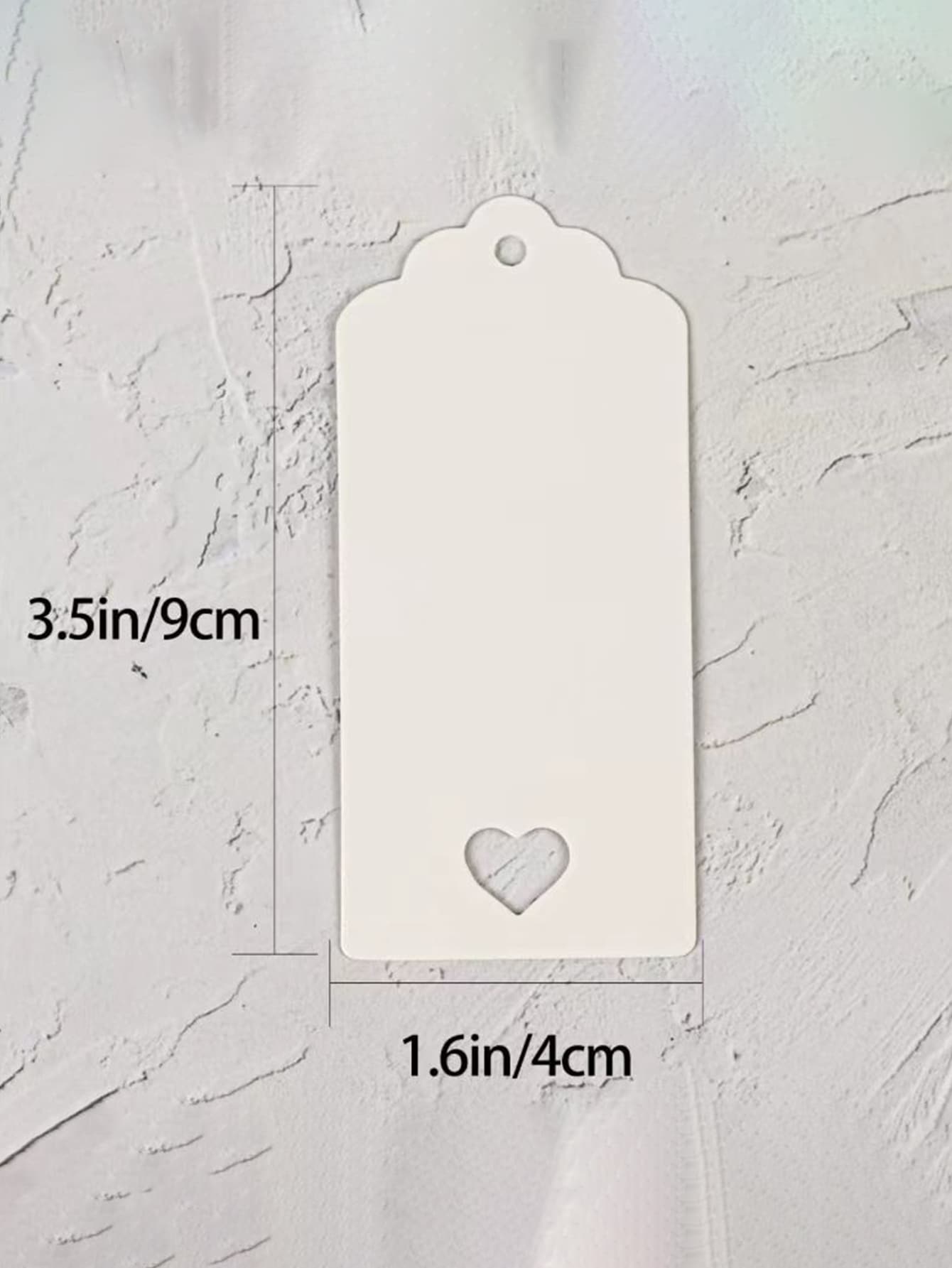 100pcs/pack Hollow Out Heart Shaped Clothing Hang Tag | SHEIN USA