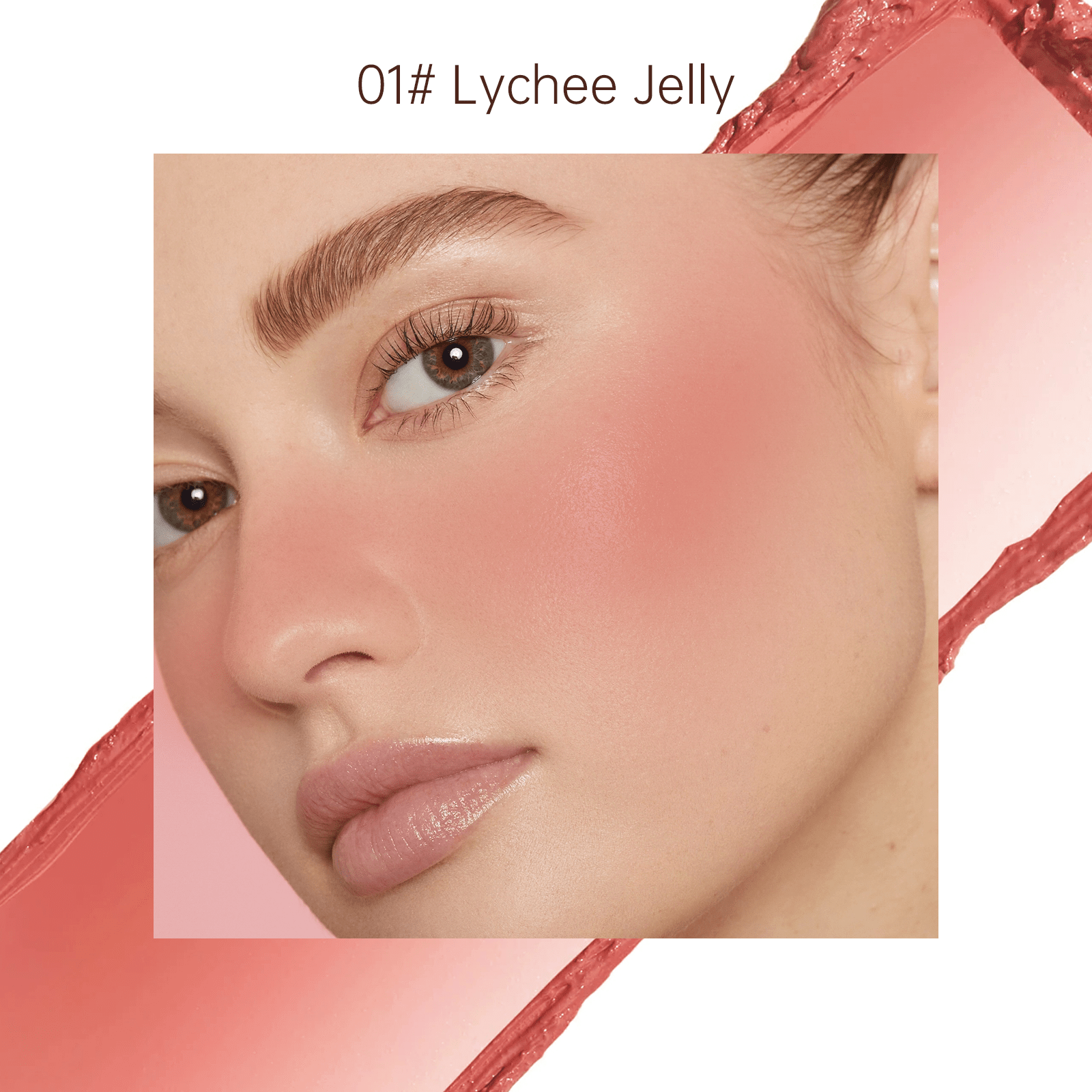 Blush Stick With Brush, Multifunction Contour Brighten Natural Blush ...