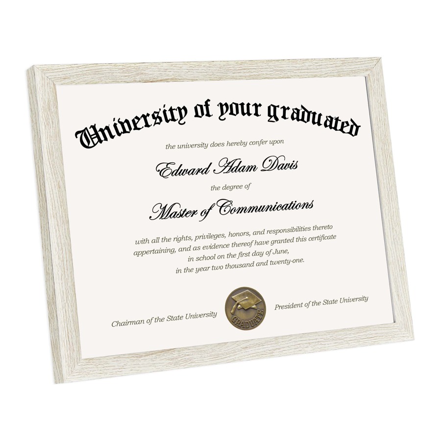 upsimples 8.5x11 Picture Frame Certificate Document Frame with High ...