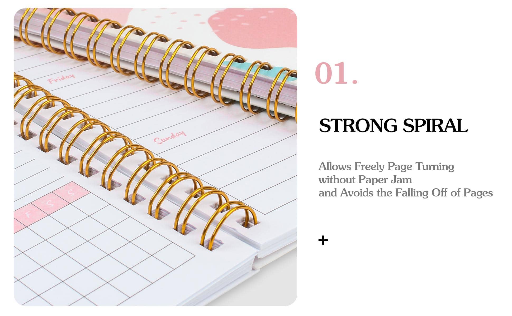 1pc A5 Undated Weekly Notebook With Habit Tracker, 52 Weeks Daily ...