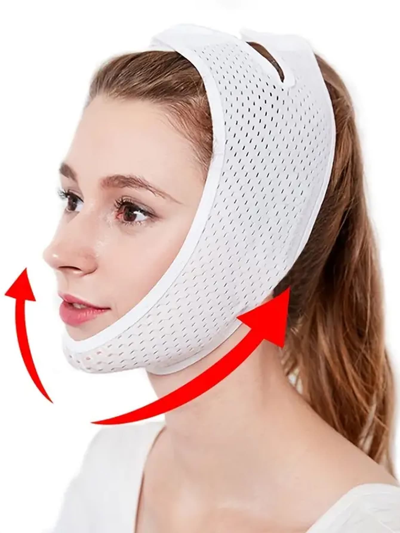 Slimming Face Mask Bandage For Sleeping, Providing Facial Lifting, V ...