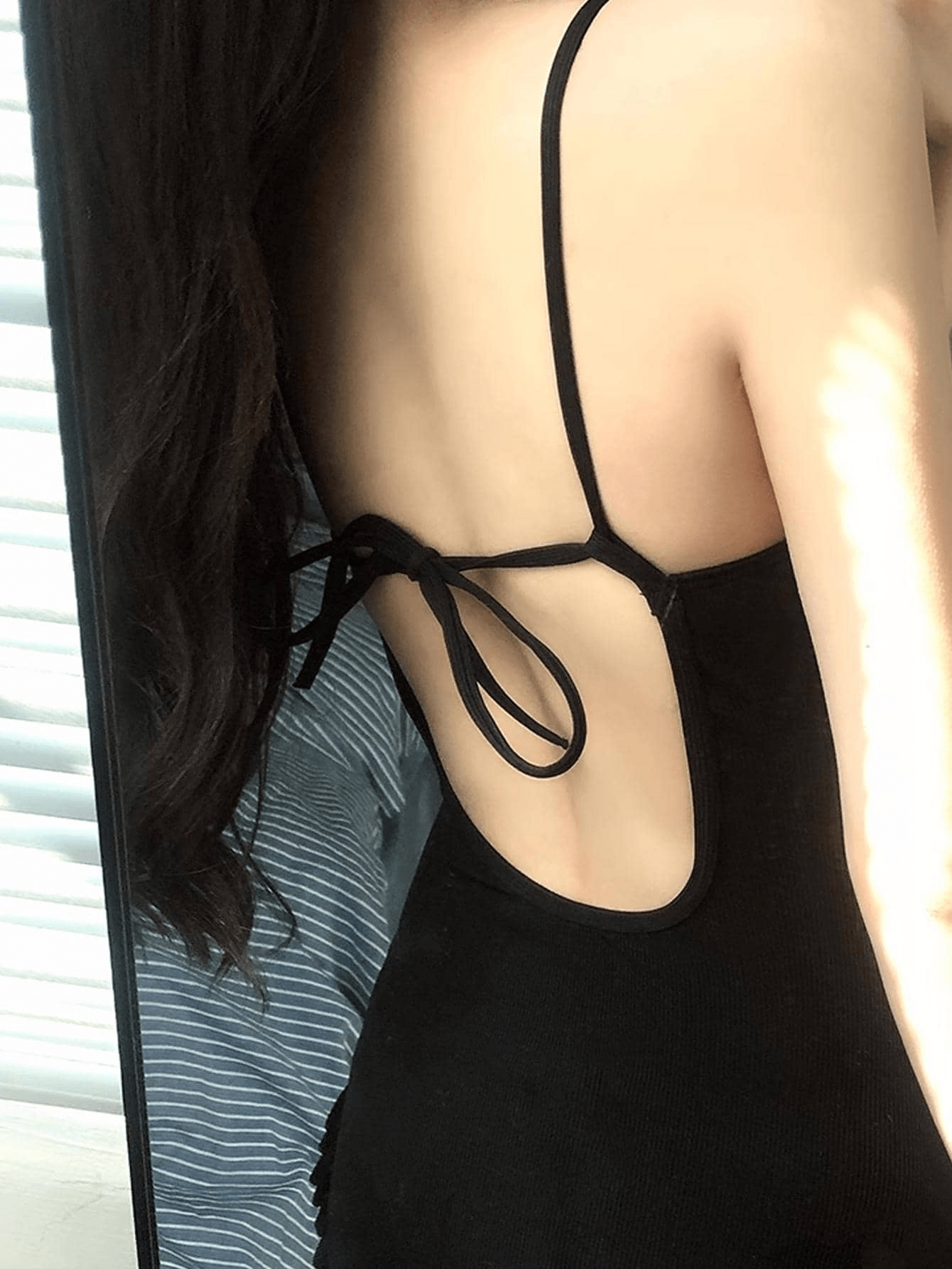 One Piece Cami Swimsuit Cover Belly Slim Backless Sexy Casual Swimsuit Shein Usa