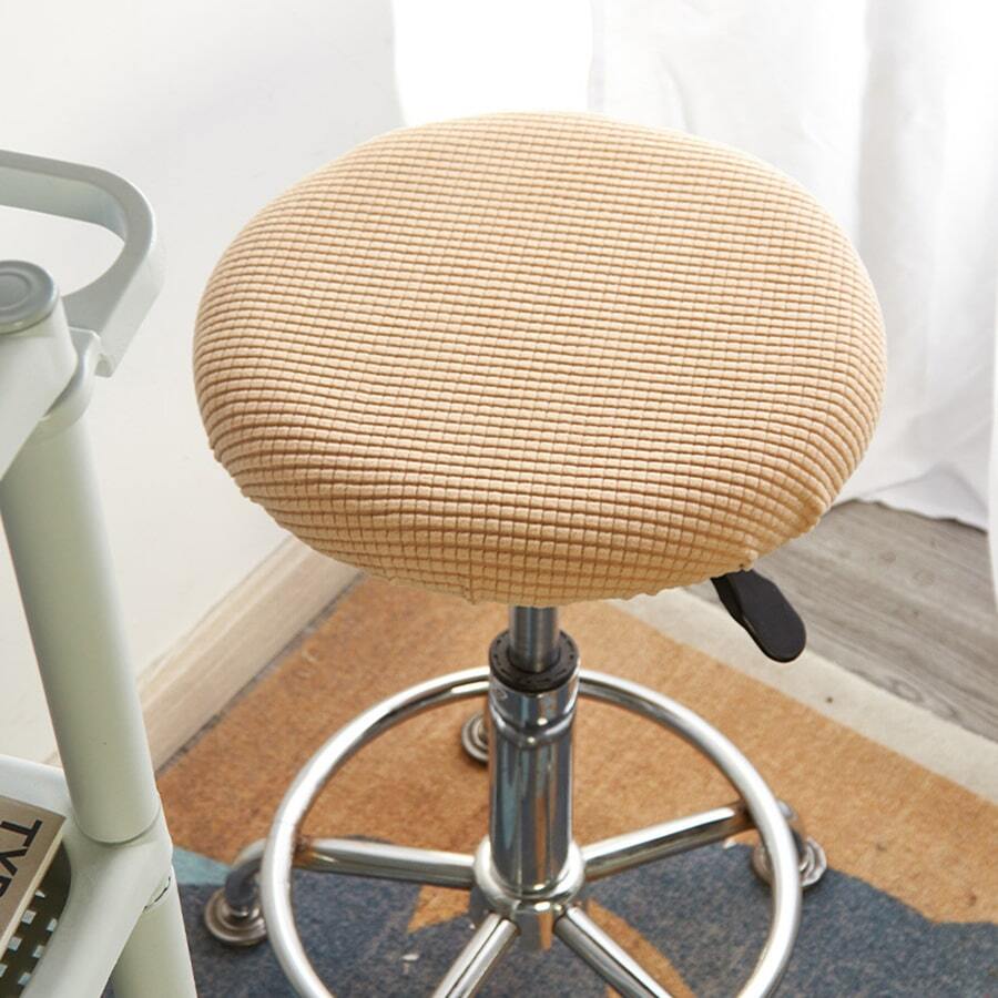 Seat Chair Slipcover Thickened Round Chair Cover Bar Stool Cover ...