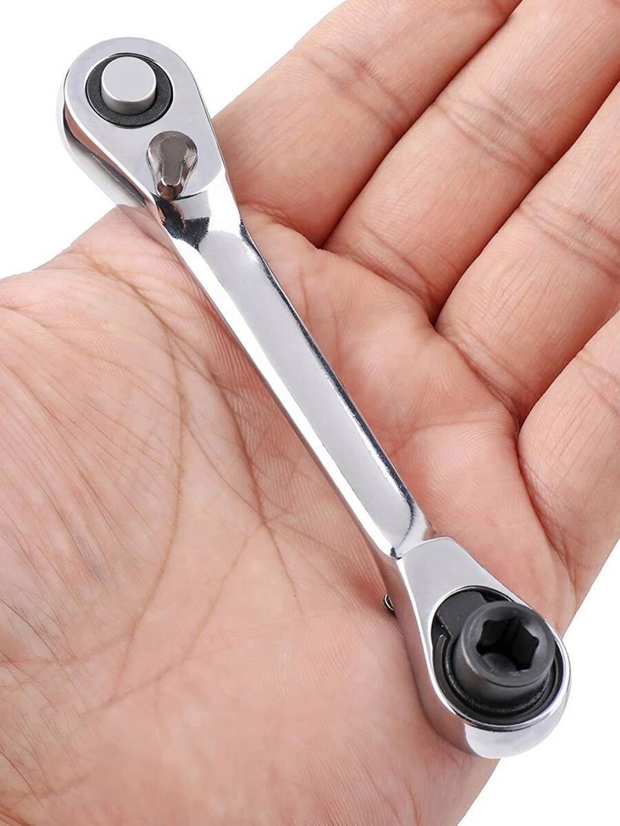 STONEGO Mini 1/4 inch Double Ended Quick Socket Ratchet Wrench Rod ...