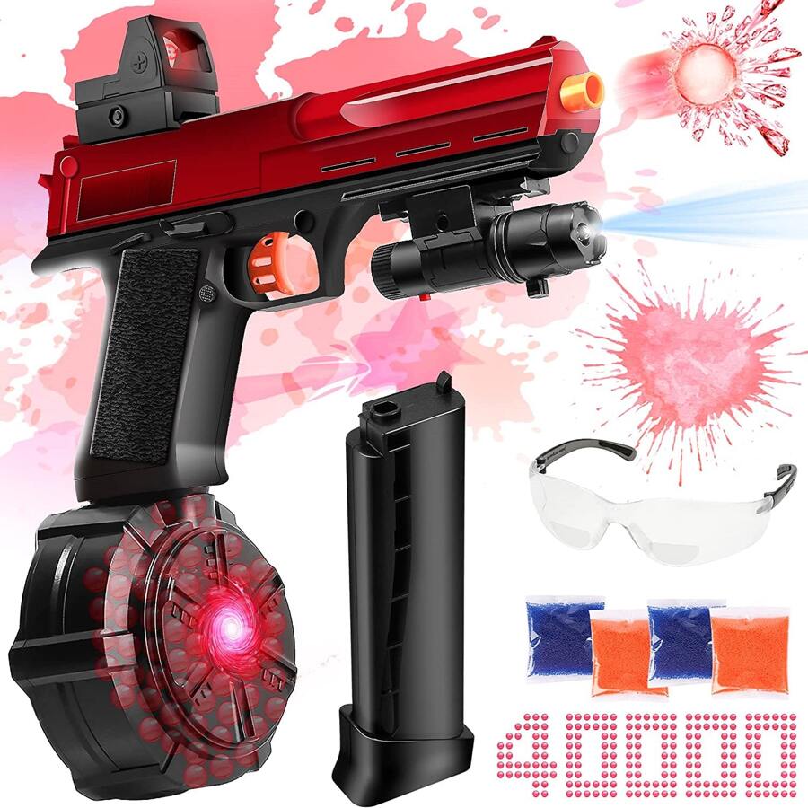 Gel Ball Blaster with Drum, Manual & Automatic Dual Mode, with 40000 ...