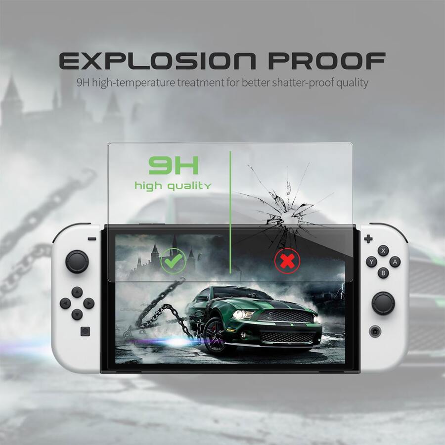 Gaming Screen Protector Film Compatible With Nintendo Switch Oled/Lite ...