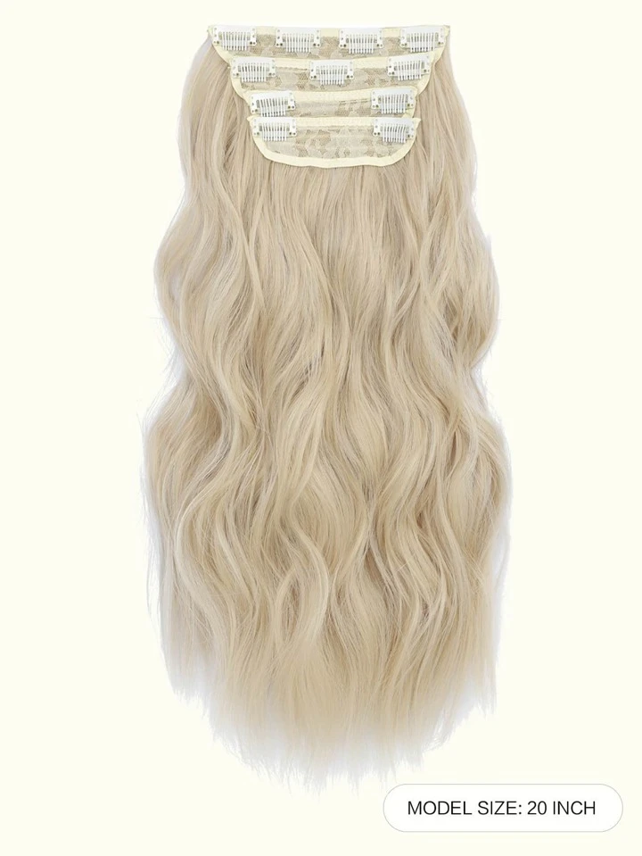 #60 Most Platinum Ultra Narrow Clip In Hair Extension