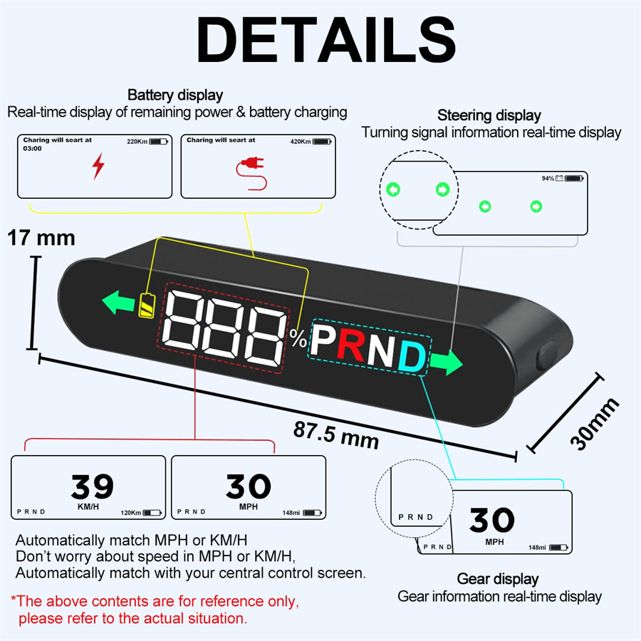 Head-up Display Compatible With Tesla Car Model 3 Model Y Dedicated ...