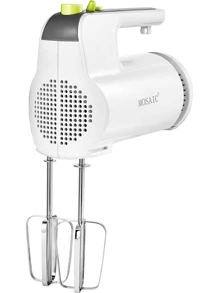 Hand Mixer Electric, MOSAIC Mixer with Cord & Attachments Storage and 4 ...