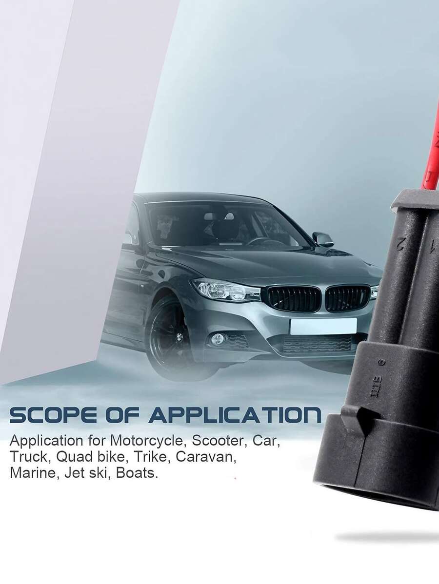 STONEGO 10 Pairs Waterproof 2-Pin Electrical Connectors with Wire for ...