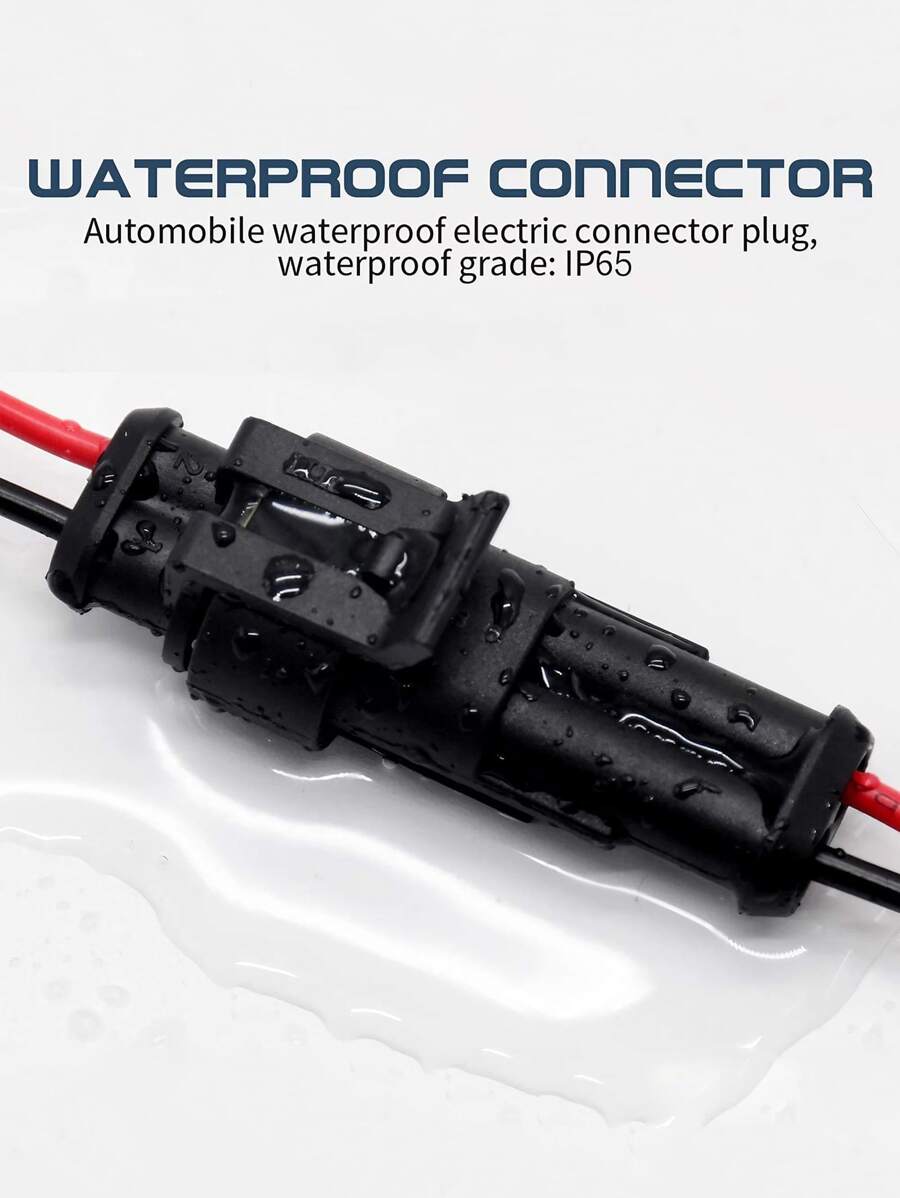 STONEGO 10 Pairs Waterproof 2-Pin Electrical Connectors with Wire for ...