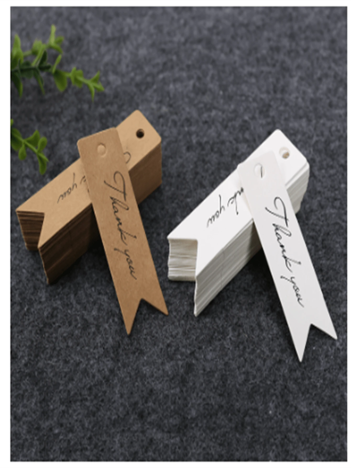 10pcs Kraft Paper Tags With Thank You Message For Handmade Crafts Or ...