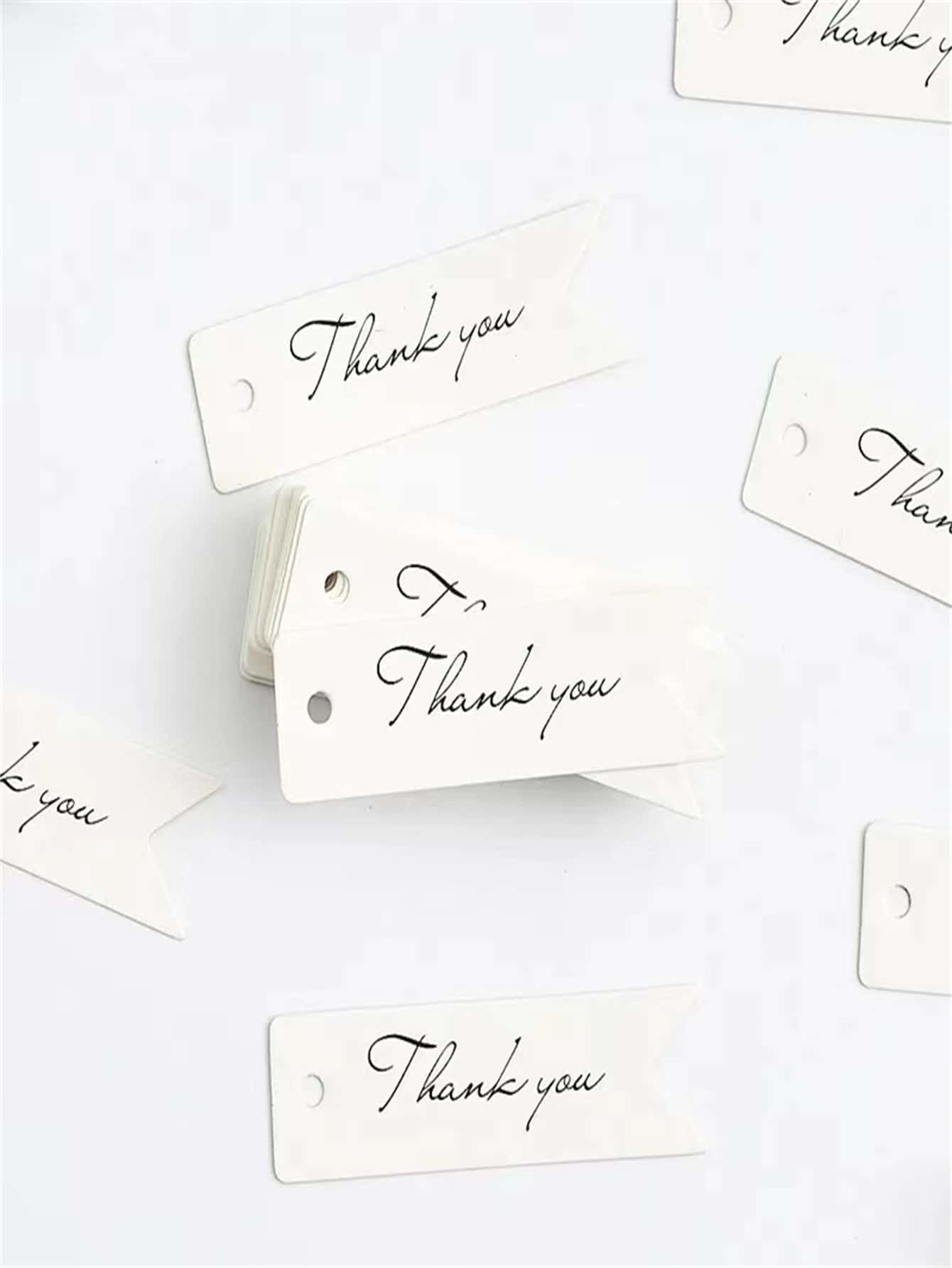 10pcs Kraft Paper Hang Tags With Thank You Message, Handmade Arrow ...