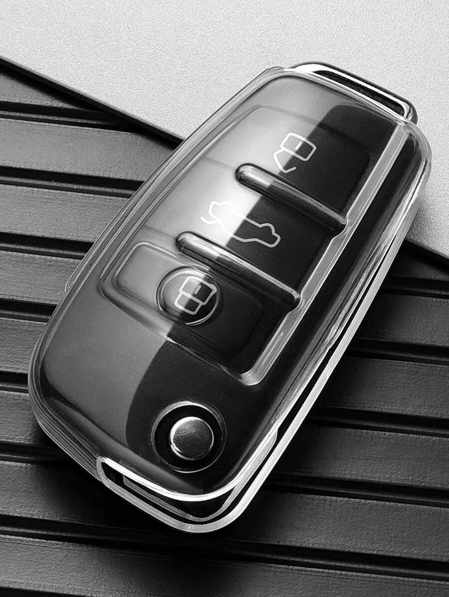 Solid Car Key Case Compatible With Audi A1/A3/8P/A4/A5/A6/C7/A7/S3/S7 ...