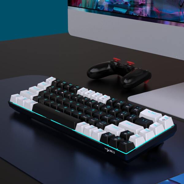 68-key Mechanical Keyboard Dual Color Gaming Keyboard | SHEIN EUR