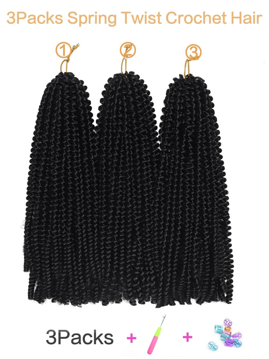12 Inch 3Packs Spring Twist Hair For Butterfly locs, Faux Locs Short ...