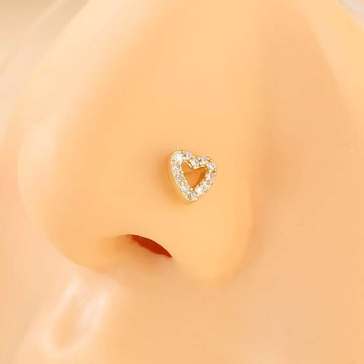 Heart Nose Piercing