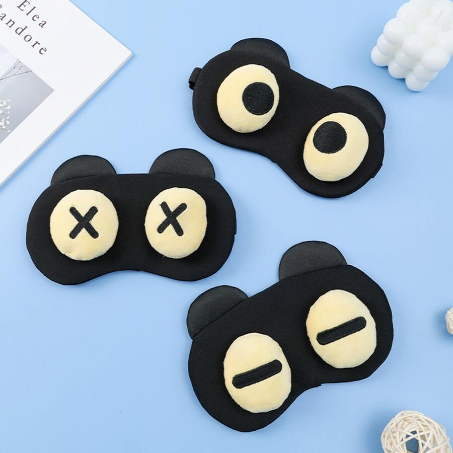 1pc Cute & Funny Cartoon Eye Mask For Students To Relieve Fatigue ...