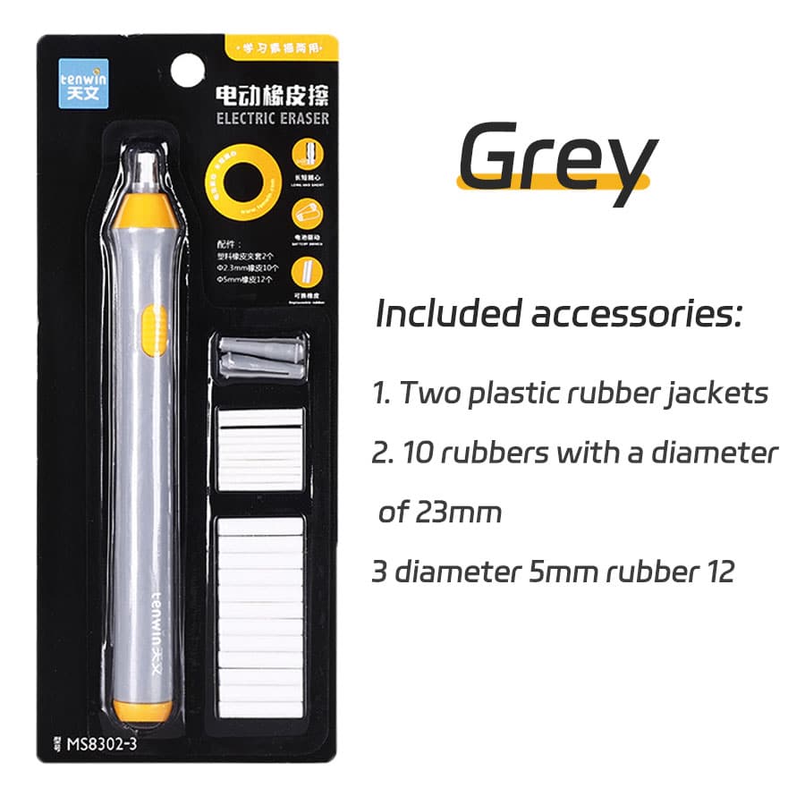 Electric Eraser Set For Sketch Drawing Highlighter Carving Tool With Automatic Rotation And ...