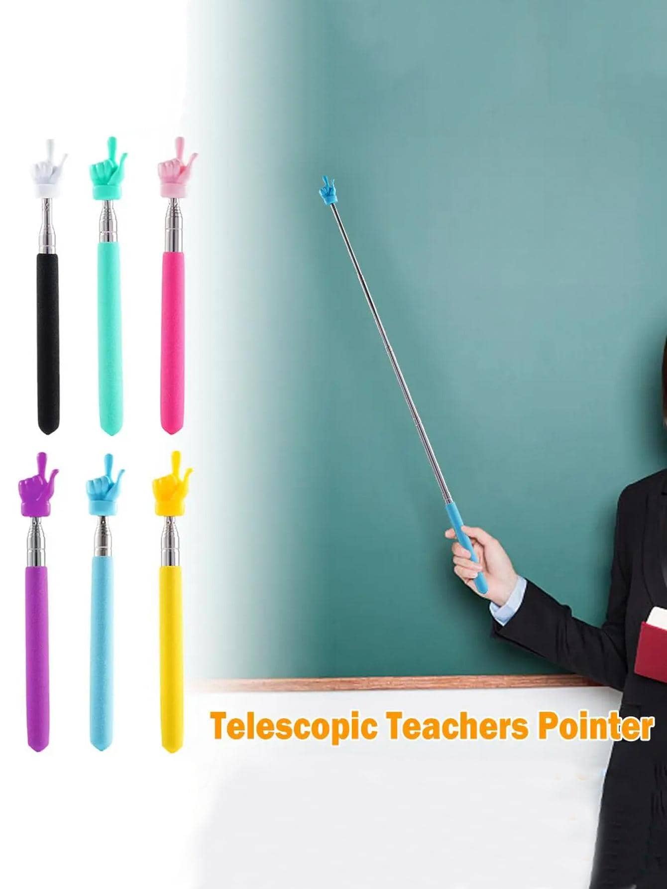 1/3/5pcs Colorful Retractable Baton For Kids, Teaching Aid For ...