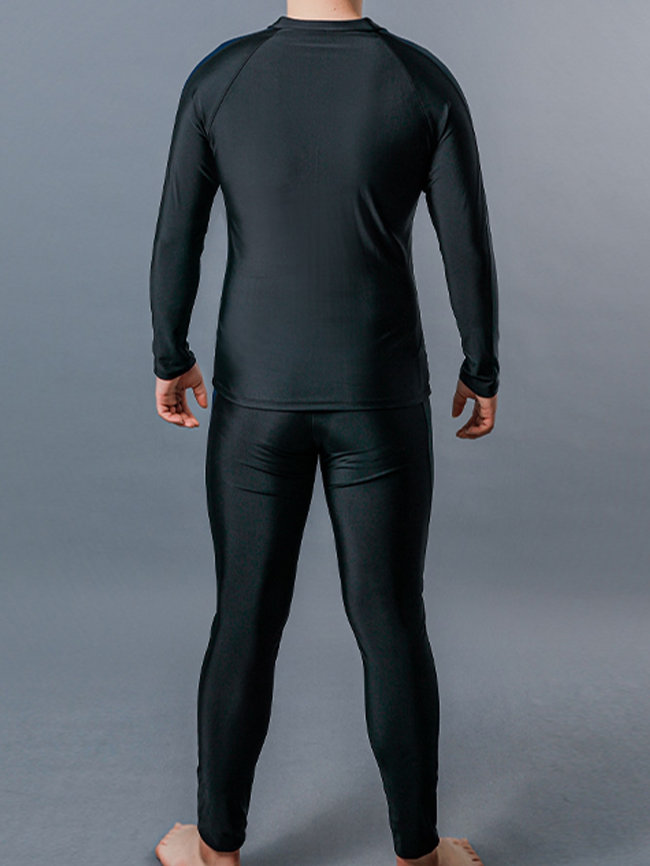 Plus Size Men's Sun Protection Rash Guard For Surfing, Snorkeling ...