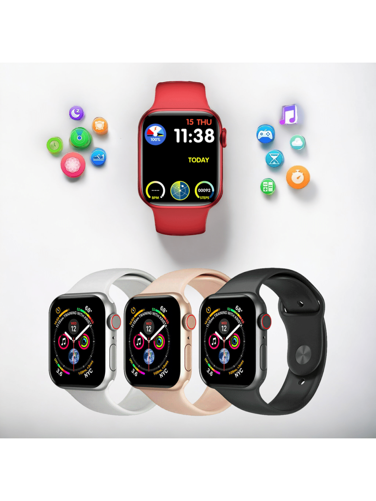 Amiyo MX T500+plus Reloj Inteligente con increibles opciones deportivas y casuales | Moda de ...