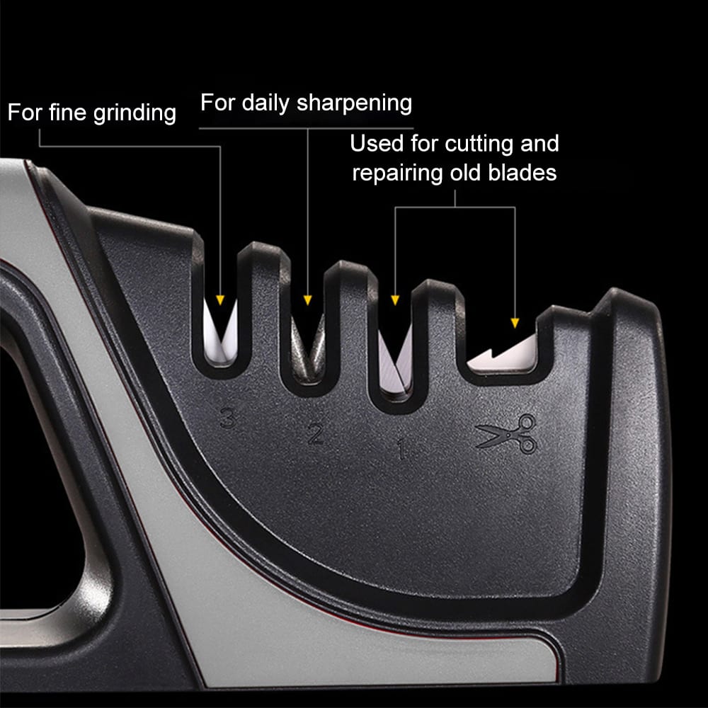 4 in1 Manual Knife Sharpener Knife sharpener Diamond rods for rough ...