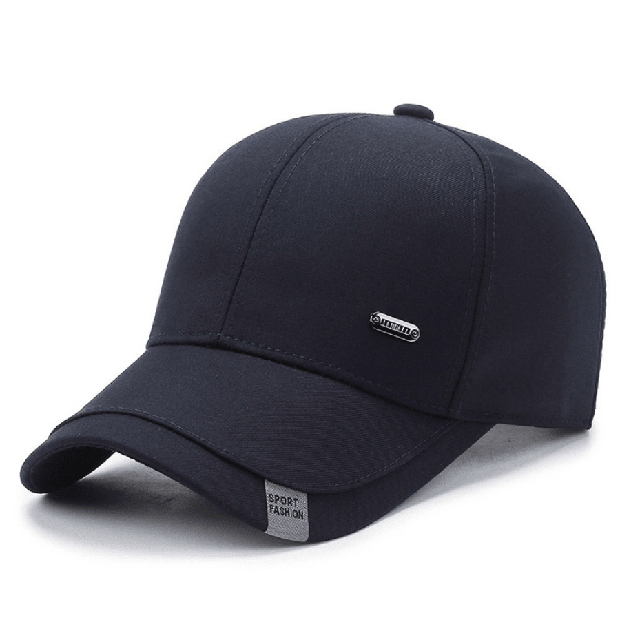 Navy Blue Letter Detail Minimalist Baseball Cap | SHEIN USA