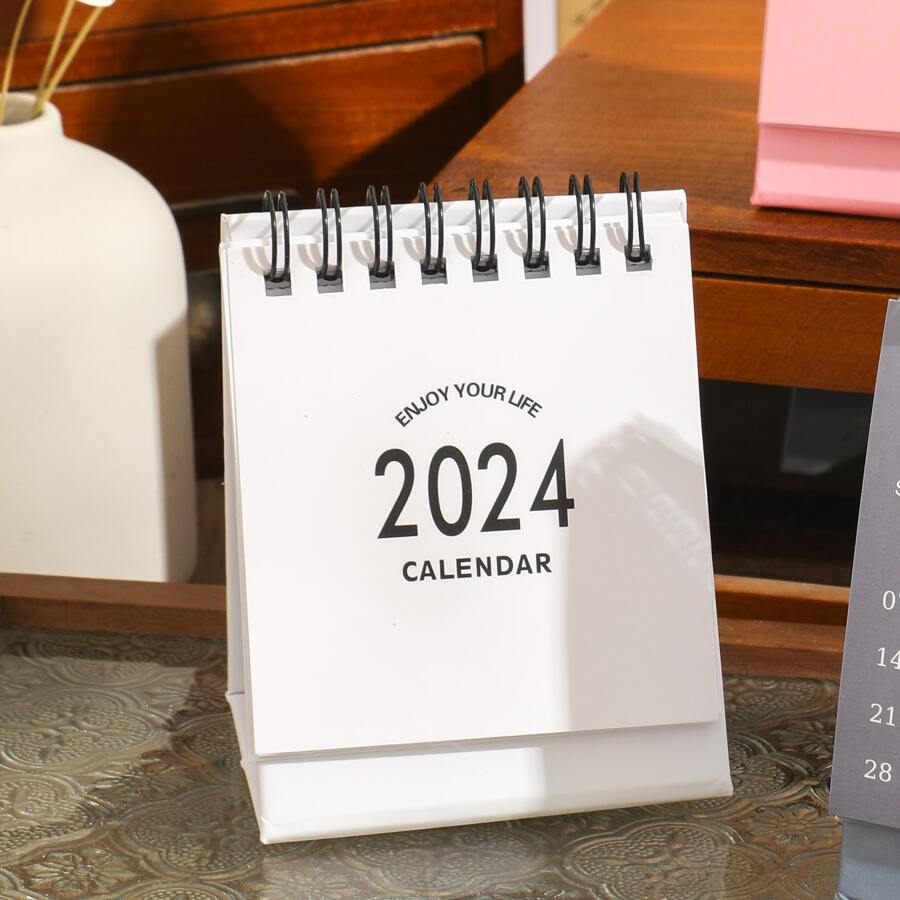 Mini Desk Calendar 2024-2025 - Jan 2024 To June 2025 Small Desktop ...