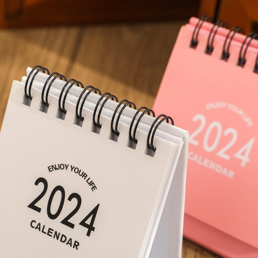 Mini Desk Calendar 2024-2025 - Jan 2024 To June 2025 Small Desktop ...