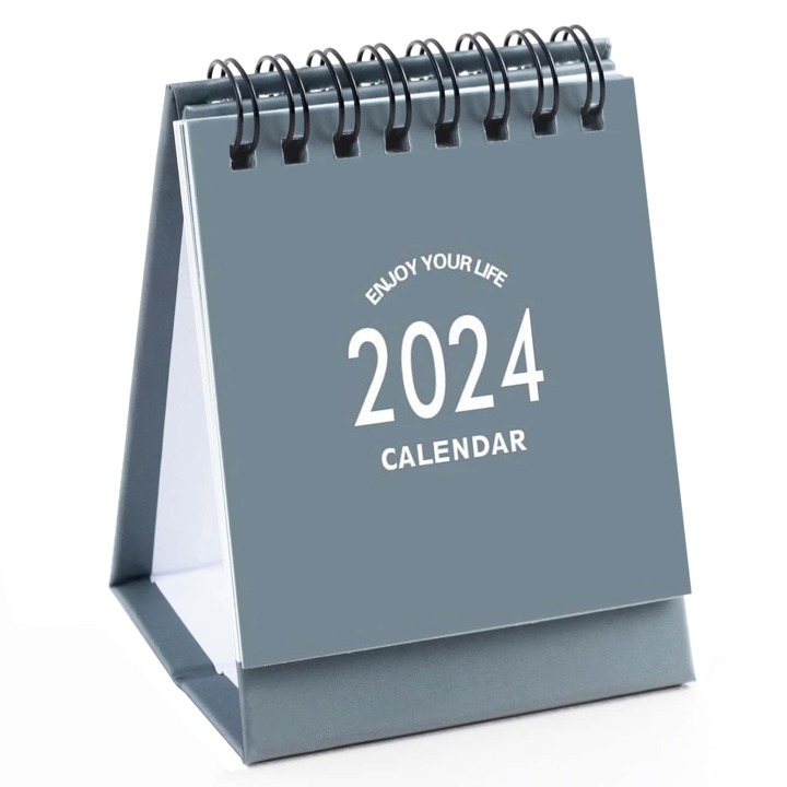 Mini Desk Calendar 2023-2024 - July 2022 to Dec 2024 Small Desktop ...