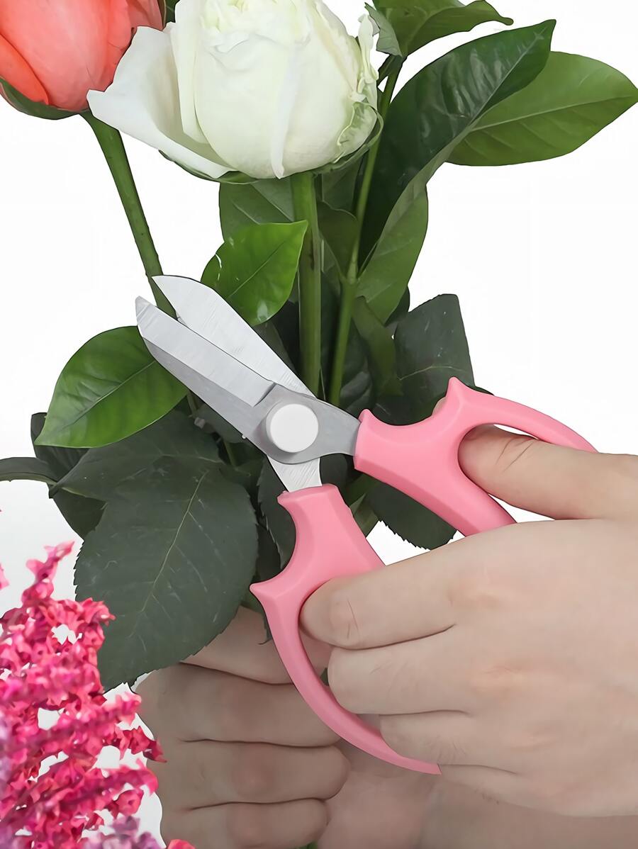 1pc Flower Scissors, Strong Floral Shears, Premium Steel Garden Pruning Shears Floral Fruits ...