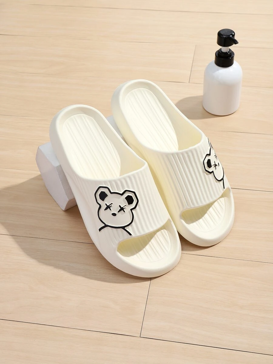 Couples Cartoon Comfortable Plastic Slippers Suitable For Beach ...