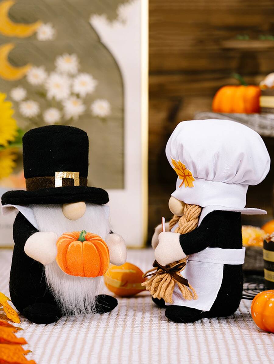 1pc Random Chef Hat & Faceless Old Man Figurine | SHEIN USA