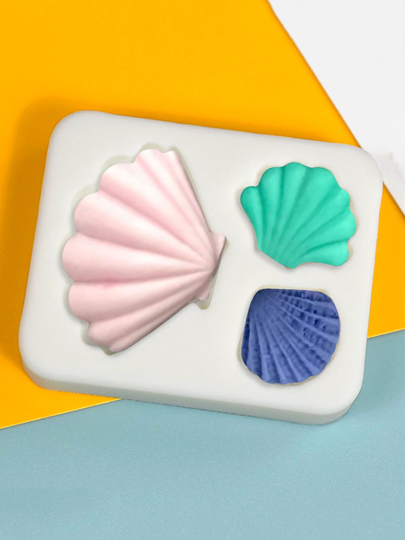 1pc Seashell Fondant Molds, Ocean Series Cake Decorating Silicone Mold ...