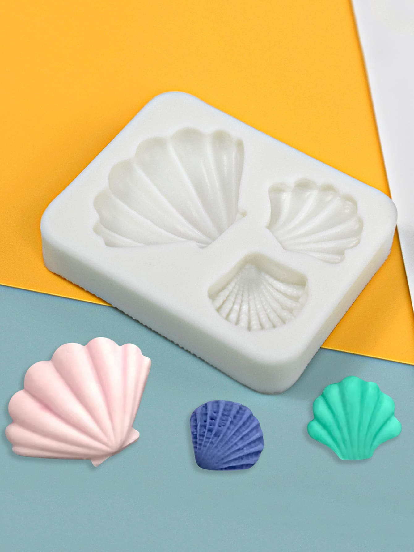 1pc Seashell Fondant Molds, Ocean Series Cake Decorating Silicone Mold ...