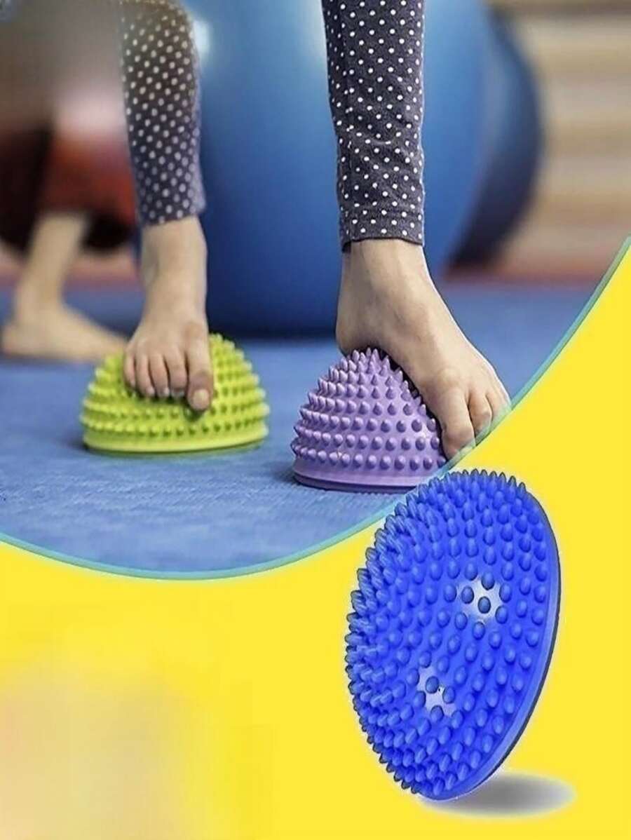 Balance training tactile ball material half-sphere massage pad, color ...