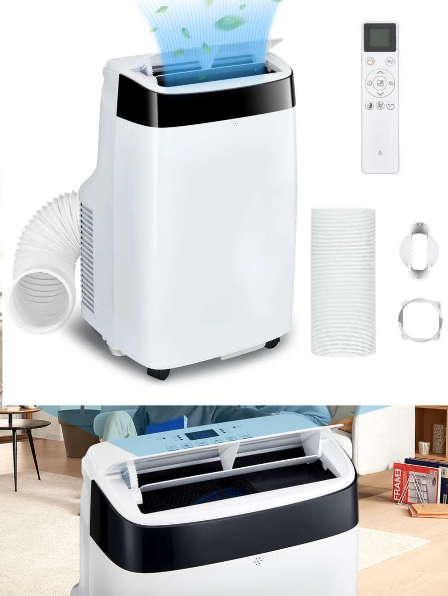 10000 BTU Portable Air Conditioner - Remote Control, 3-in-1 Functions ...