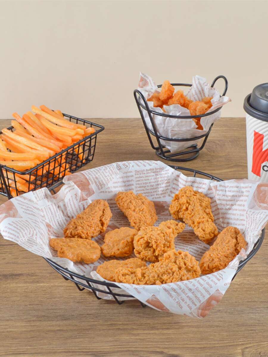 Realistic Food Simulation Model Including Fried Chicken, French Fries ...
