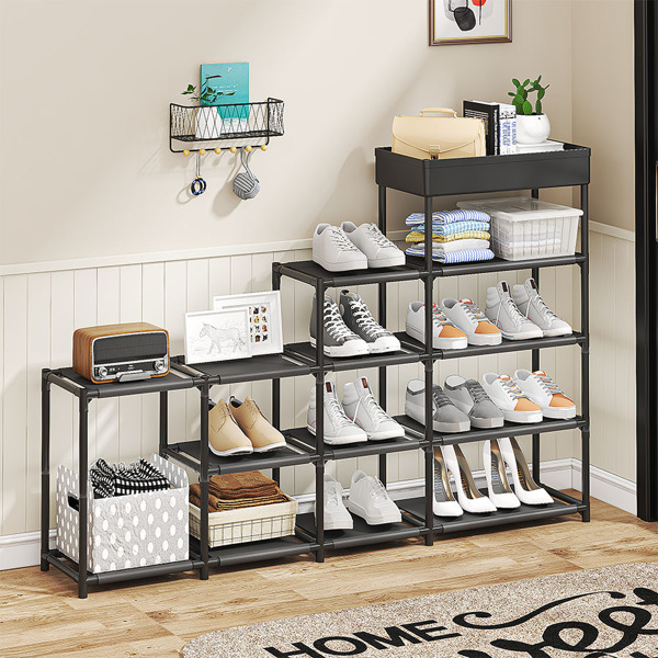 Five-layer storage rack, shoe rack, household multi-functional rack ...