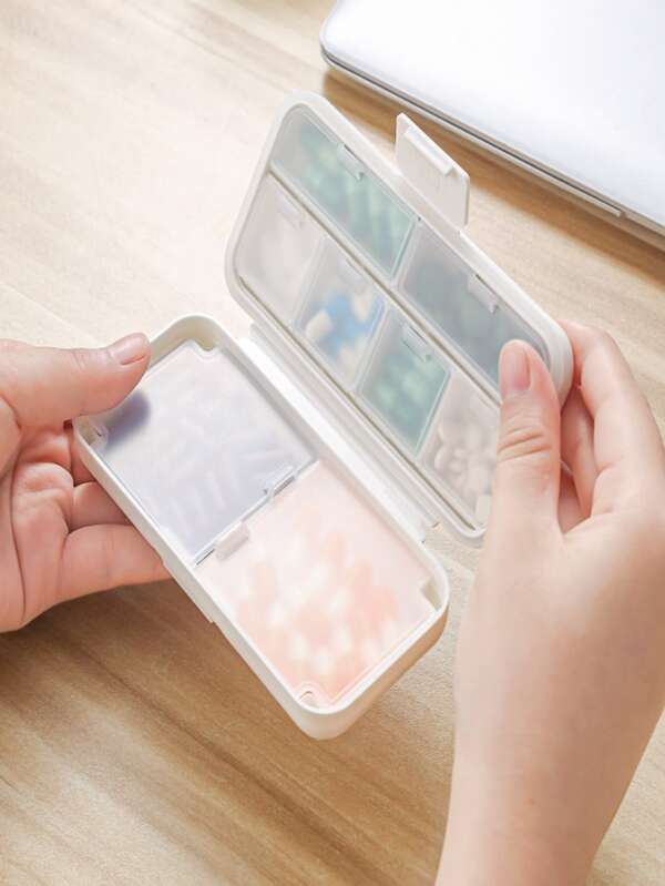 Storage Box Pill Organizer With Compartments | SHEIN USA