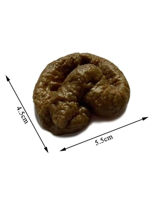 Htppzjr Fake Poopy Toy, Spoof Brown Realistic Fake Poop, Novelty ...