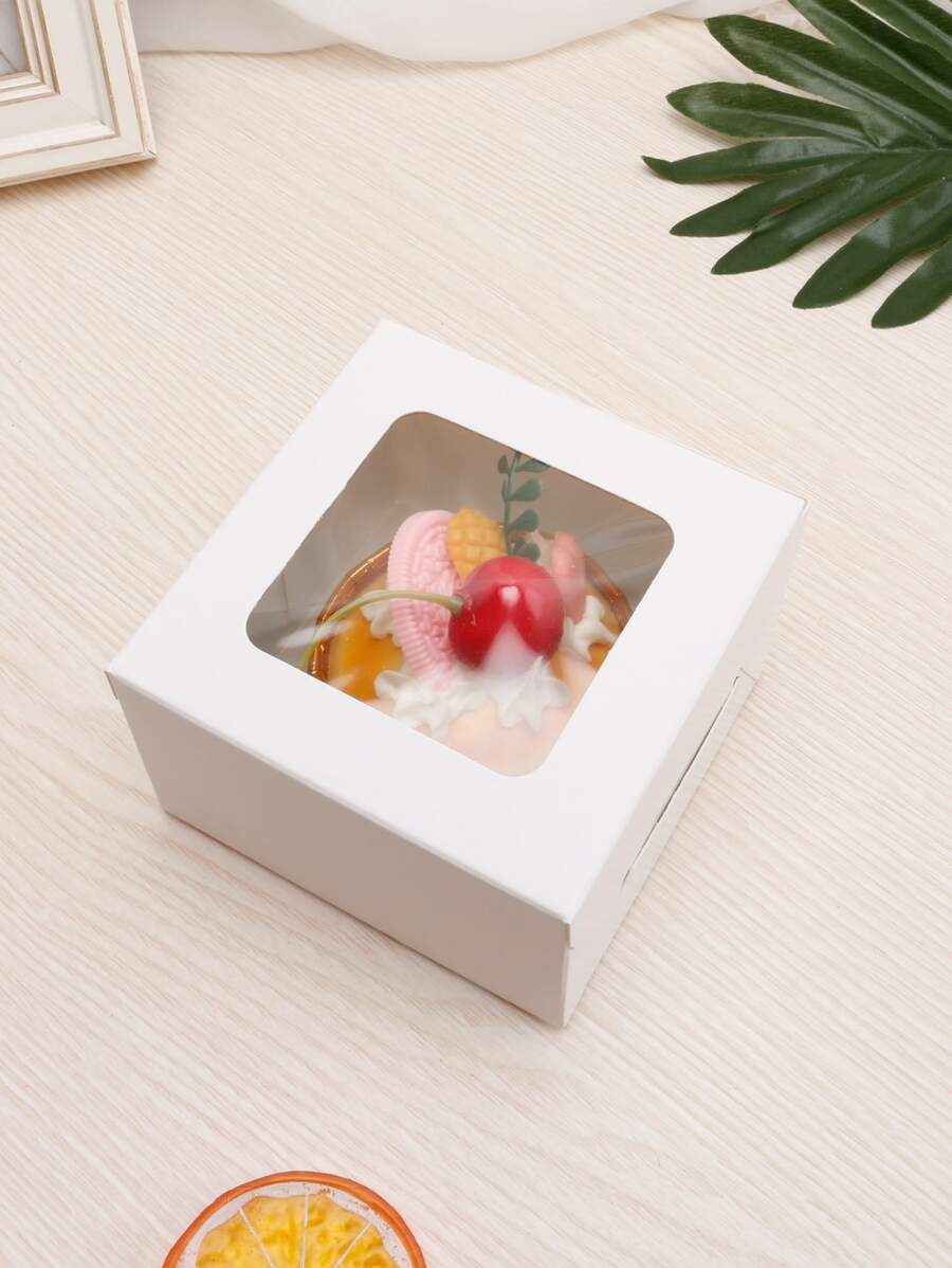 10pcs Simple Cheese Cake Packaging Box, Chiffon & Light Cheesecake ...