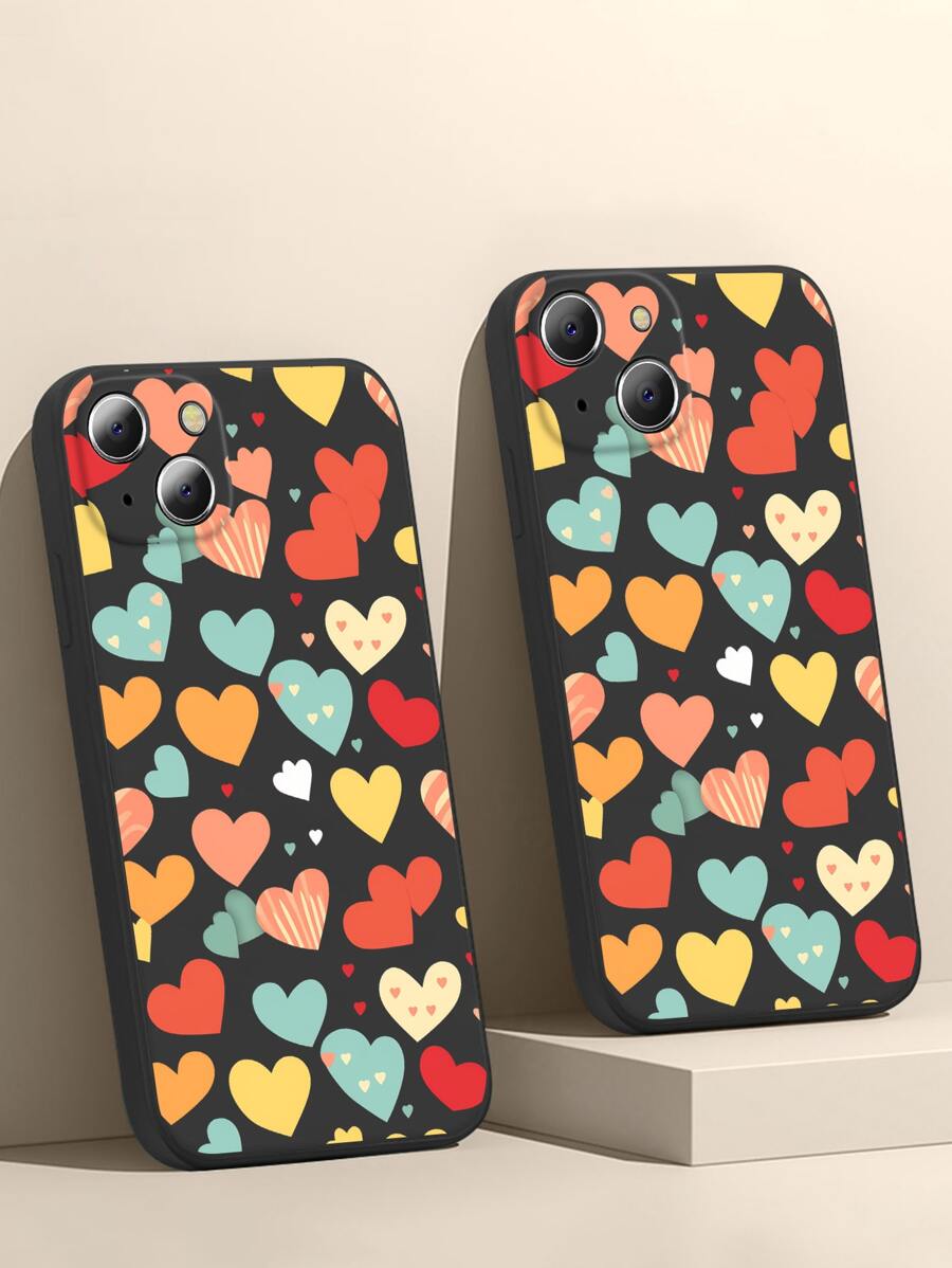 Heart Pattern Phone Case | SHEIN USA