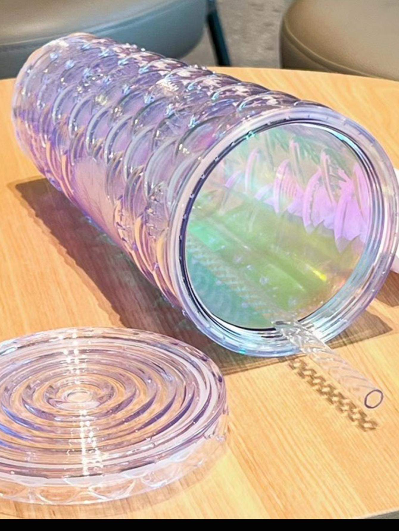 1pc Plastic Double Layer Insulated Large Capacity Gradient Mermaid ...