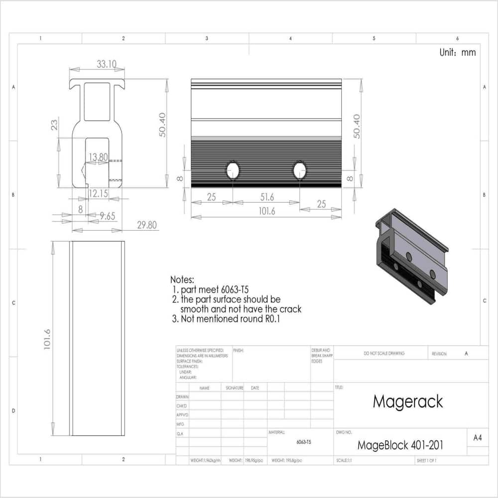 4 End Clamp Standing Seam Metal Roof Solar Panel Module Mounting ...