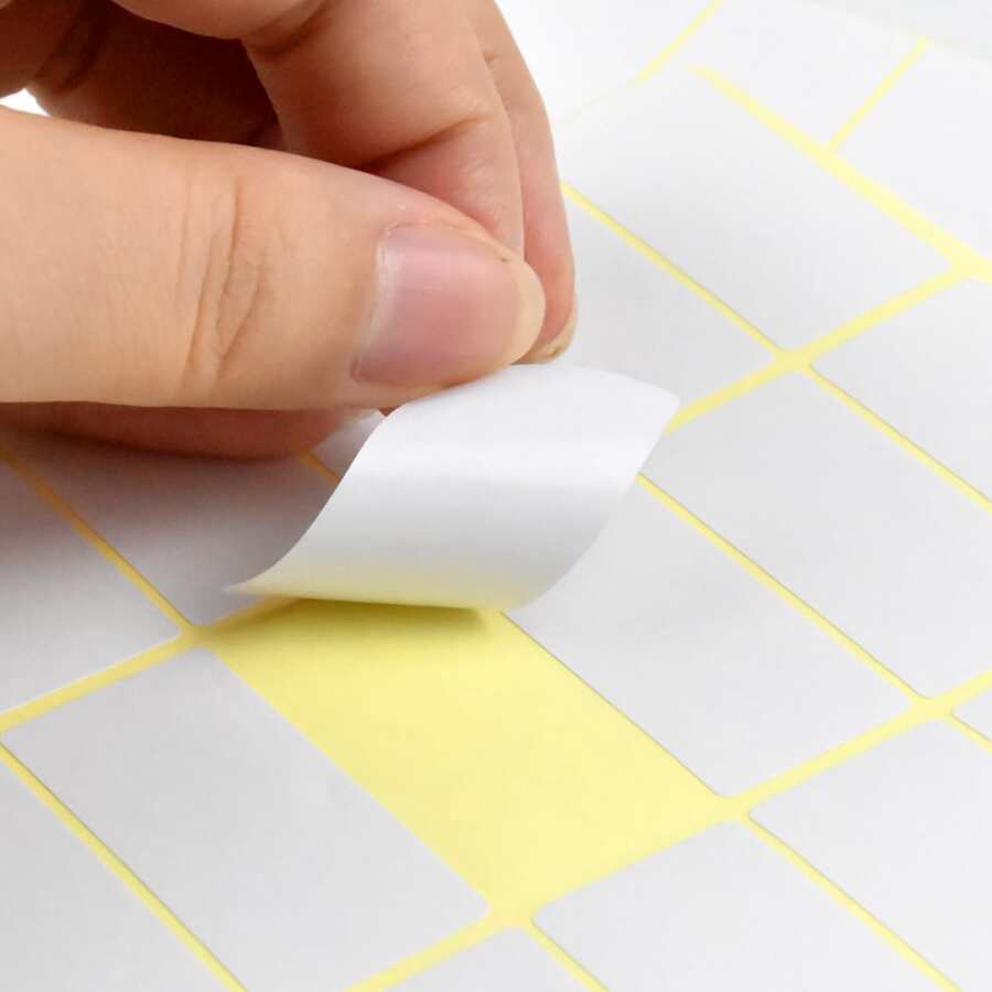 15 Sheet Label Stickers, 600PCS Small Label Stickers, 19 x 38mm, Self ... 15 Sheet Label Stickers, 600PCS Small Label Stickers, 19 x 38mm, Self ...