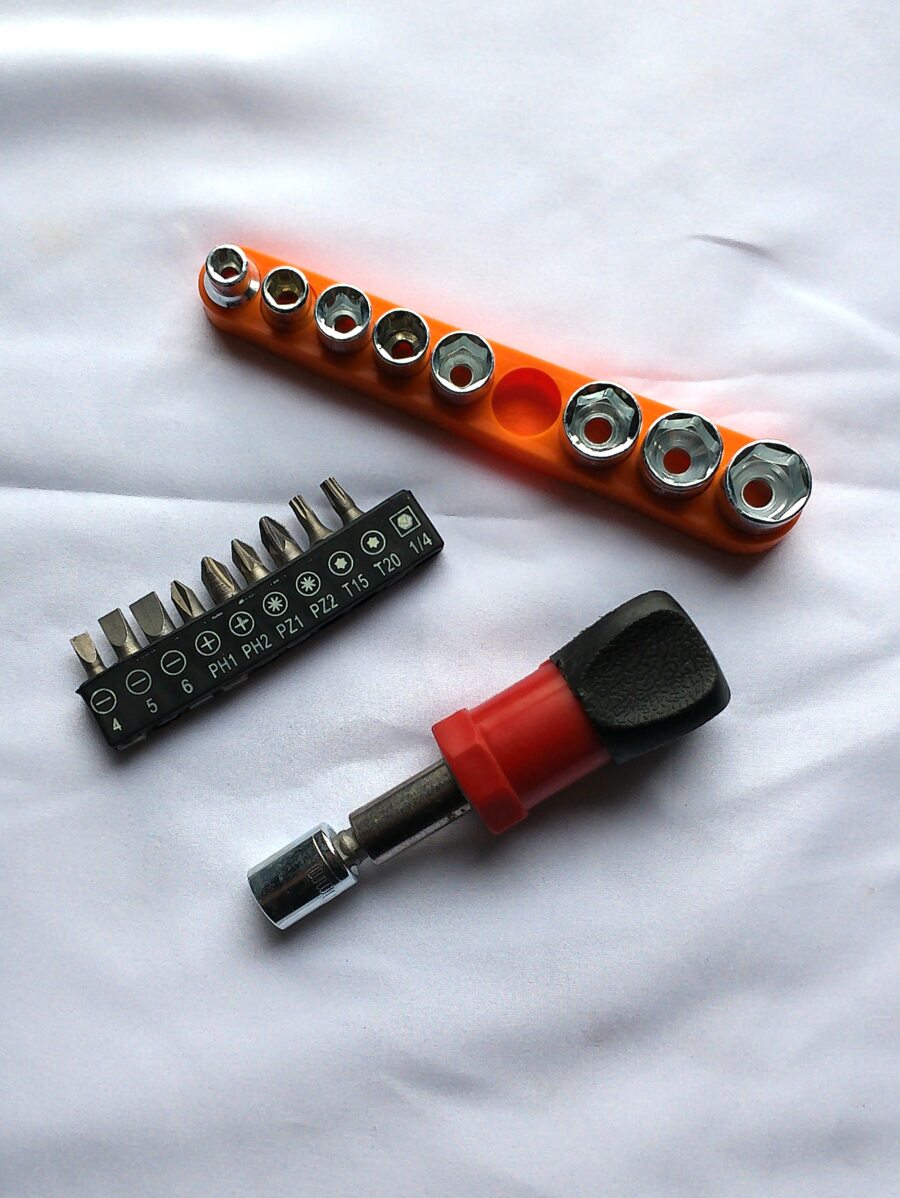 Square Handle Ratchet Screwdriver Set, 6.35mm Internal Hexagonal Socket ...